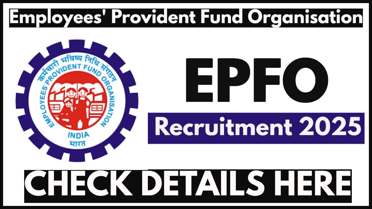 EPFO Young Professionals Recruitment 2025 Notification, Salary 65,000 ...