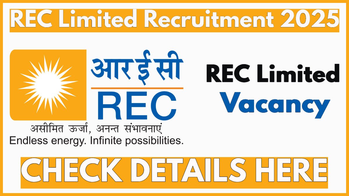 REC Limited Recruitment 2025 Notification, Apply For Head - Vendor ...