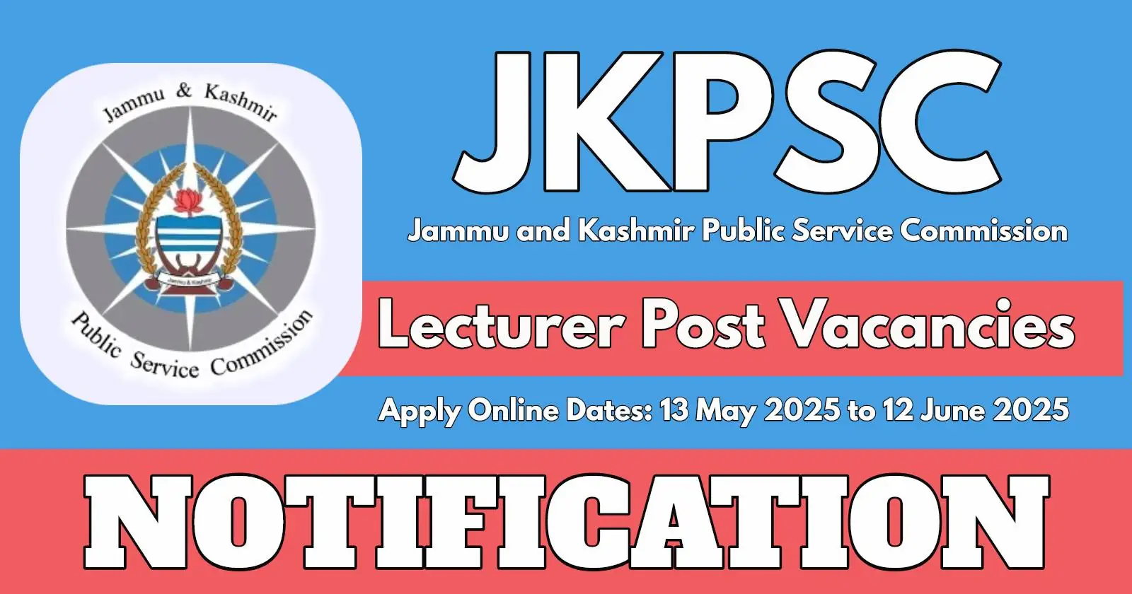 JKPSC Lecturer Posts Notification 2025 Out For Various Vacancies, Check ...