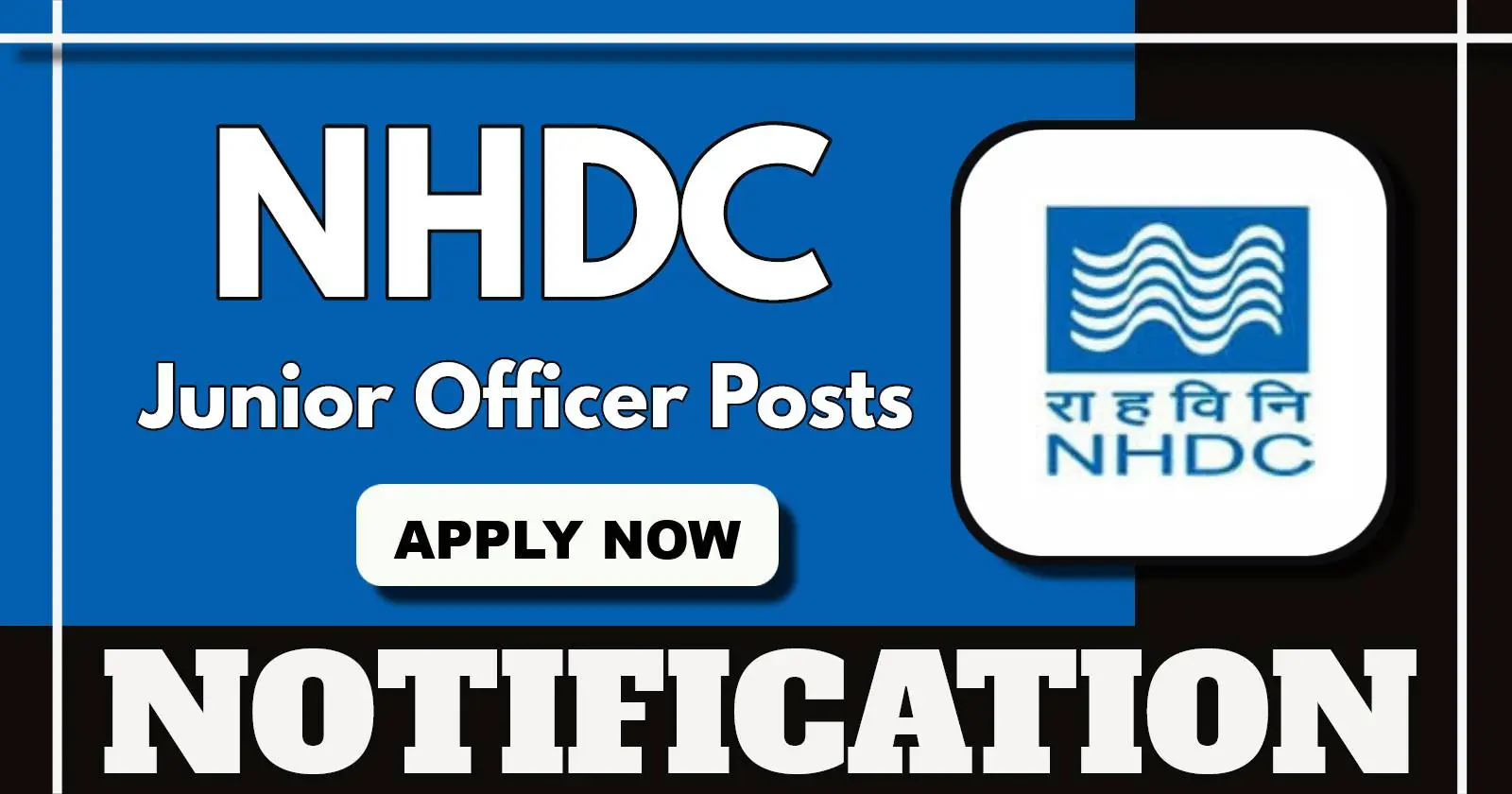 NHDC Junior Officer Notification 2025 For 8 Posts Out, Apply Before May 24