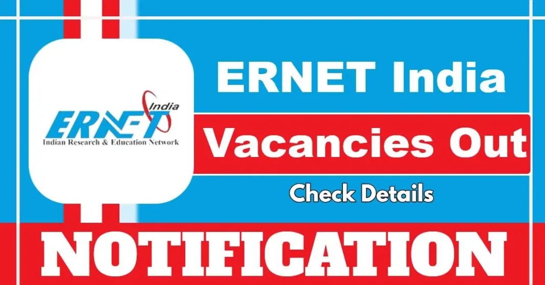 ERNET India Hiring For Sr. Project Engineer And Project Engineer ...
